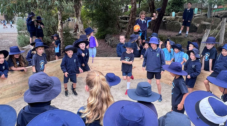 Ivanhoe East Primary School - A new Gaga Pit to build resilience – Gaga Games
