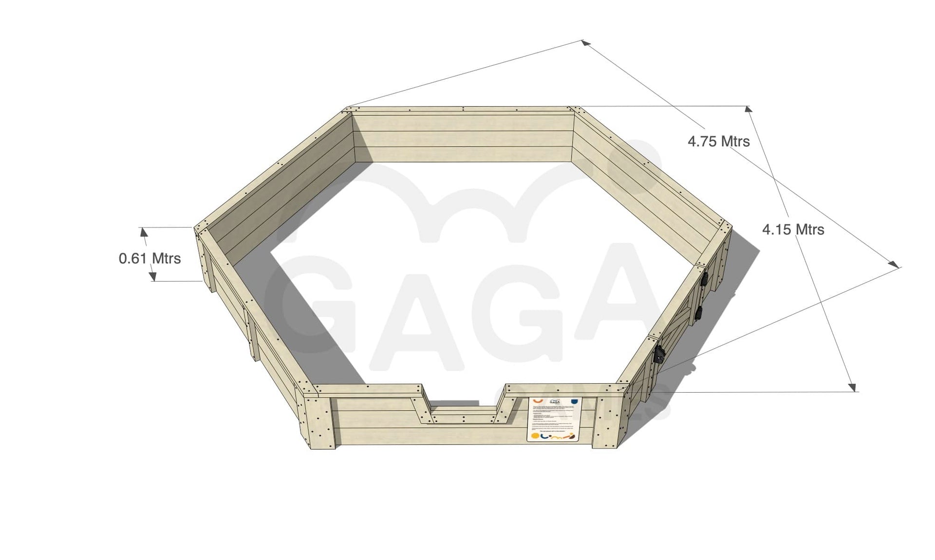 Inclusive Gaga Ball Pit with Wheelchair Access | Fun & Durable Play ...